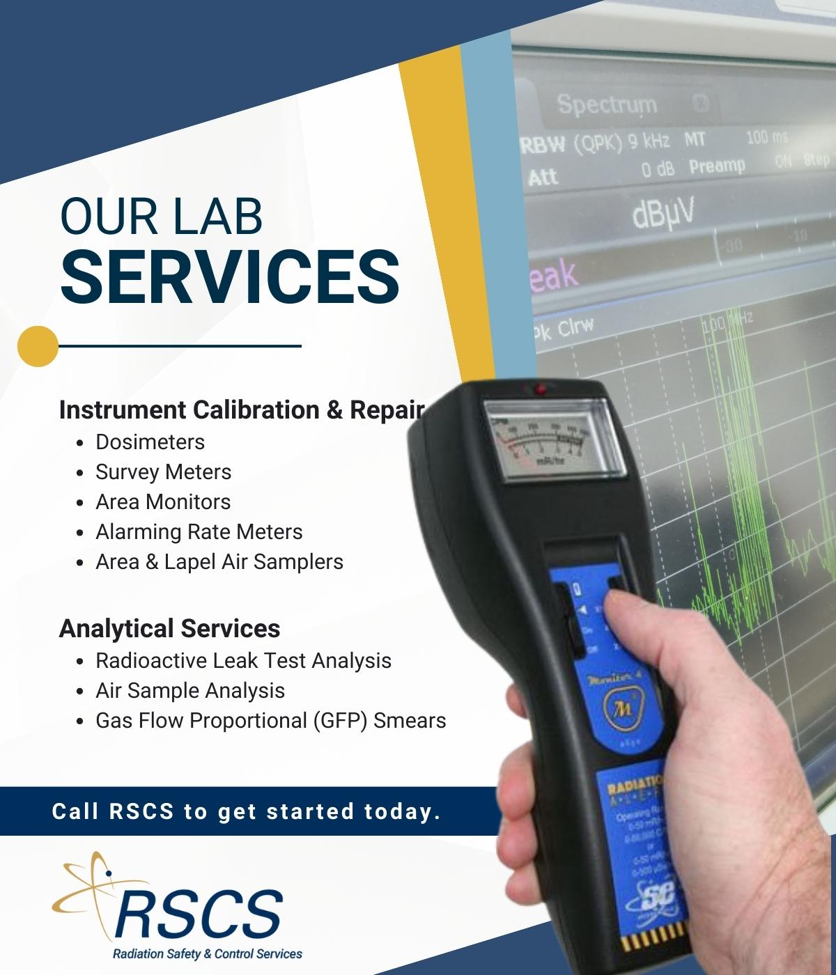 ISO/IEC 17025:2017 Accredited Radiological Instrument Calibration and ...